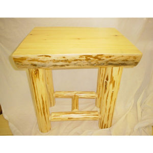 DIY Log End Table Kit - K&A Log Furniture & Construction