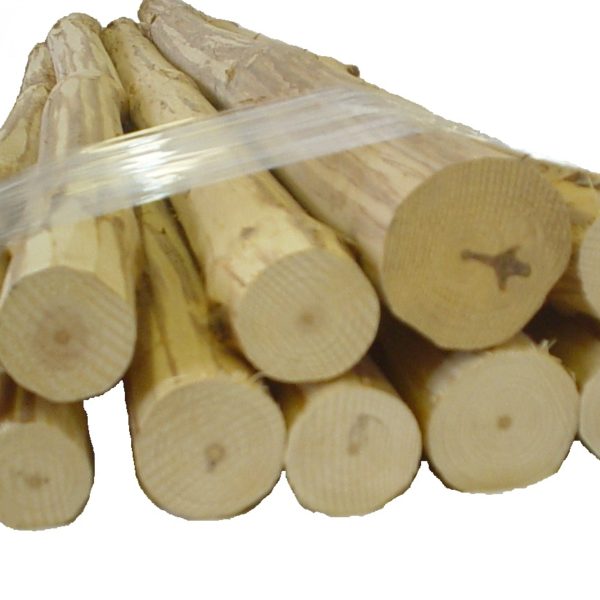 Hand-peeled Pine Logs - Diameter of 2 1/4" to 3 3/4" - K&A Log ...
